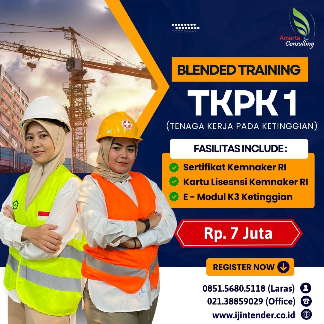 Training & Sertifikasi Tenaga Kerja Pada Ketinggian (TKPK 1)